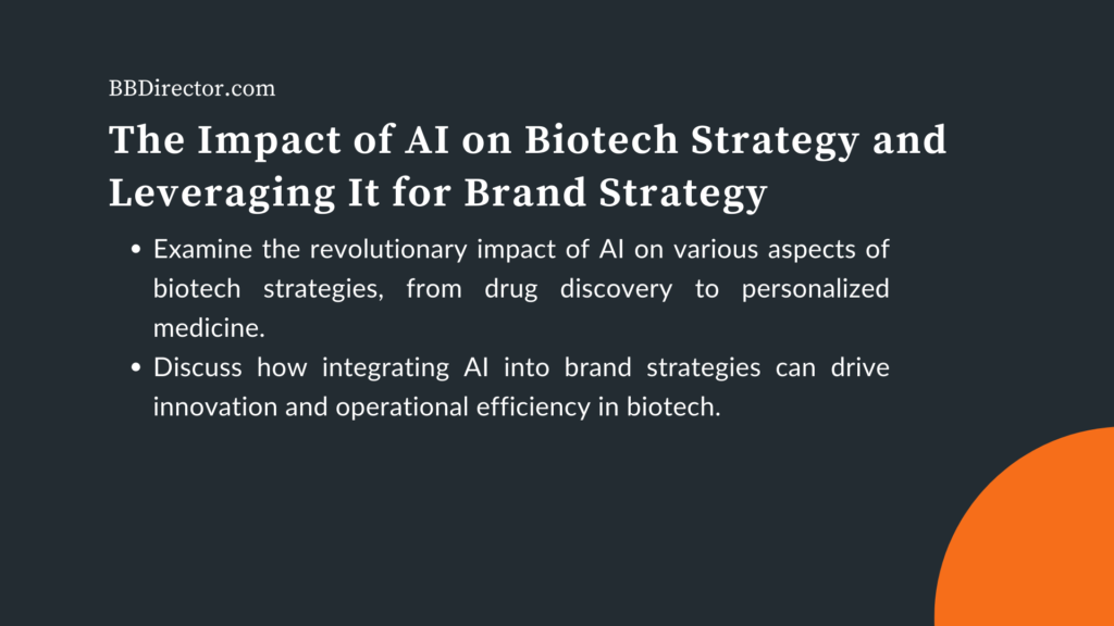 Realising A Biotech’S Potential – TMBI