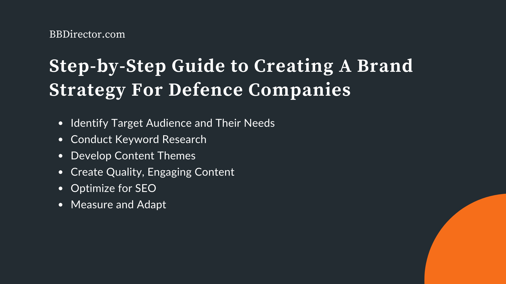 A Comprehensive Branding Strategy Guide for Defence Sector Companies ...